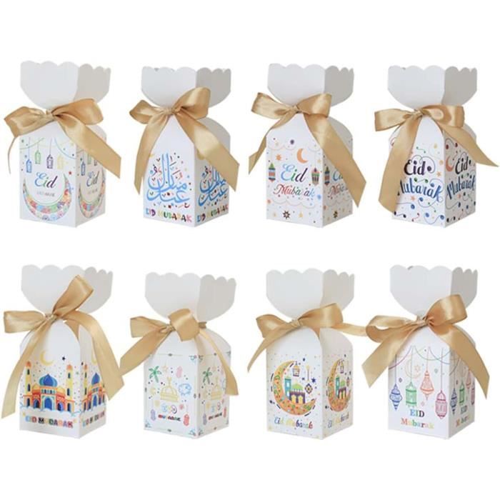 Lot De 24 Boîtes Cadeaux Pour L'Aïd Mubarak, Boîtes À Friandises Du ...