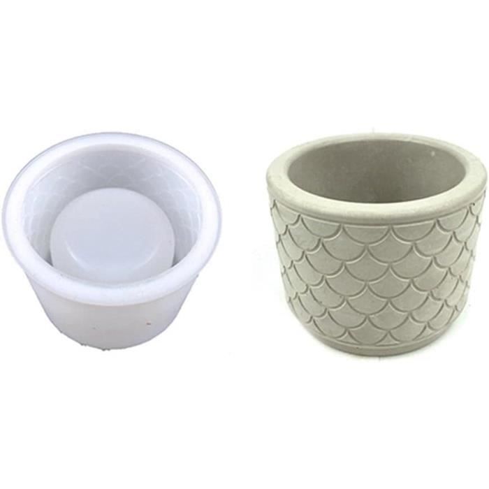 Moules Diy Pour Pot De Fleurs, Moules En Silicone Pour Pots De Fleurs ...