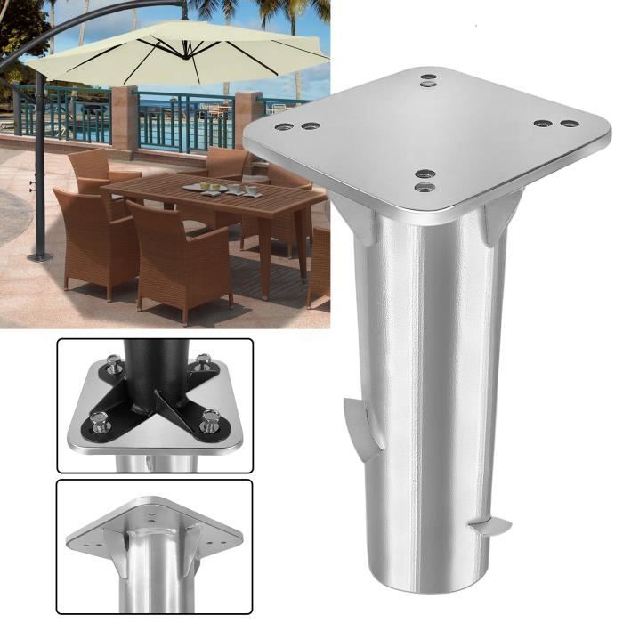 XMTECH Support de Parasol Universel, Pied de parasol à plaque de base ...