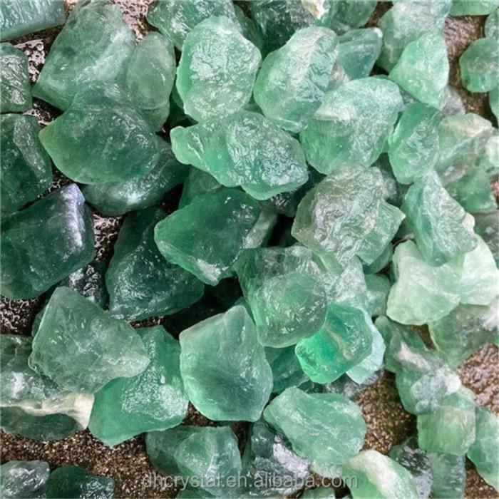PIERRE VENDUE SEULE,Greenfluorite--Cristal de Quartz transparent ...