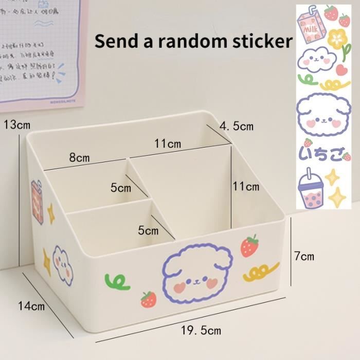 BOITE DE RANGEMENT - BAC DE RANGEMENT,white 4 gird--Ins boîte de ...