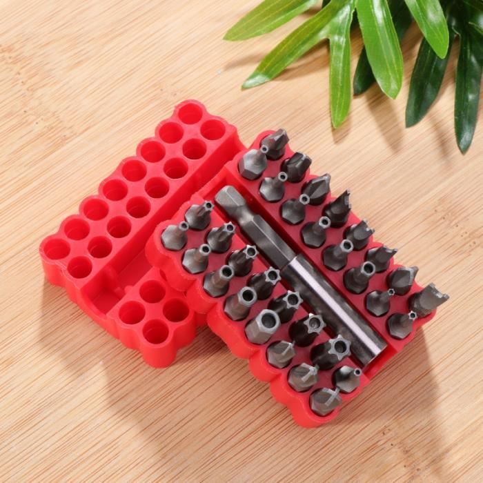 33 tournevis de sécurité mis hexagonaux inviolables de torx de bout d ...
