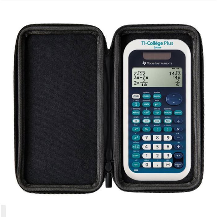 Calculatrice TI-Collège Plus Solaire avec Housse de Protection WYNGS ...