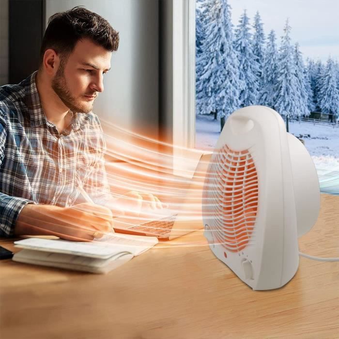 Radiateur Soufflant Mobile, Petit Chauffage Electrique Economique avec ...