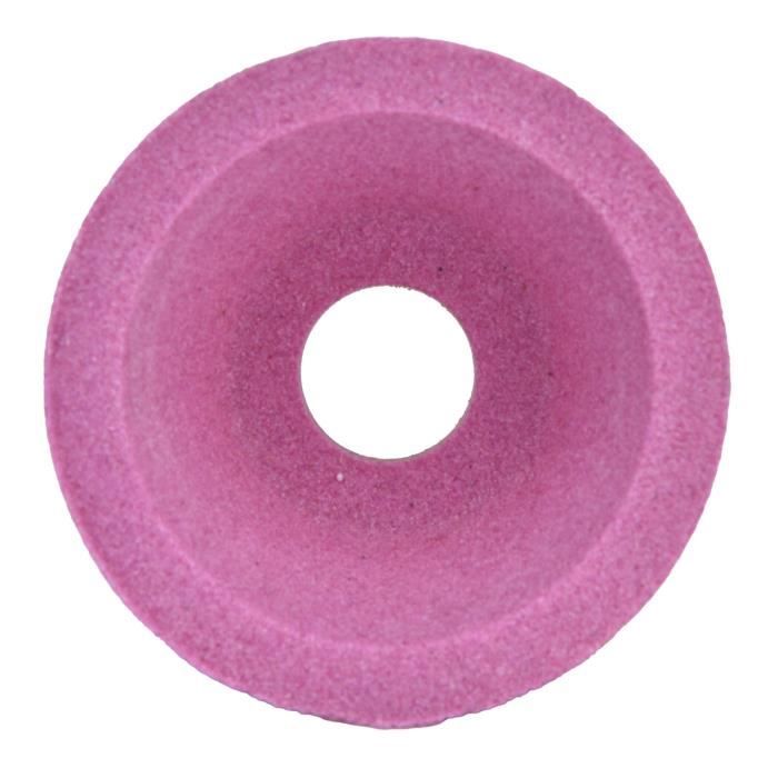 VINGVO Disque de meulage en corindon chromé Meule de coupe évasée en forme de bol meule de ...