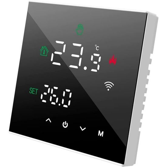 Beok Tuya Thermostat WiFi, Programmable Intelligent, Thermostat d'ambiance de Chauffage ...
