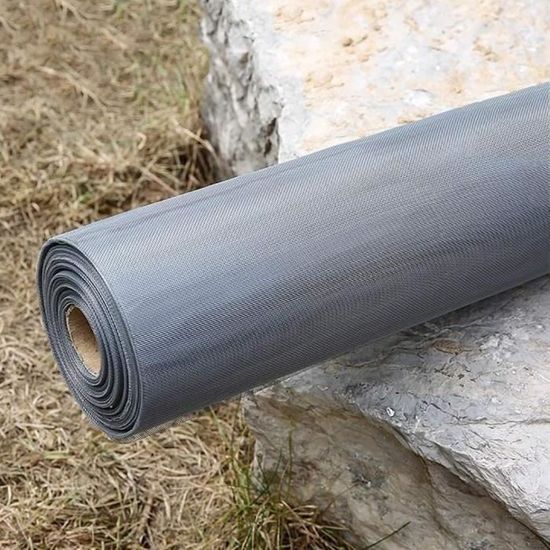 Maille Moustiquaire pour Portes et Fenetres en Fibre de Verre 1x8.5m ...