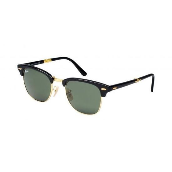 Ray-ban Clubmaster Folding Rb 2176 901 Noir Noir - Achat / Vente ...
