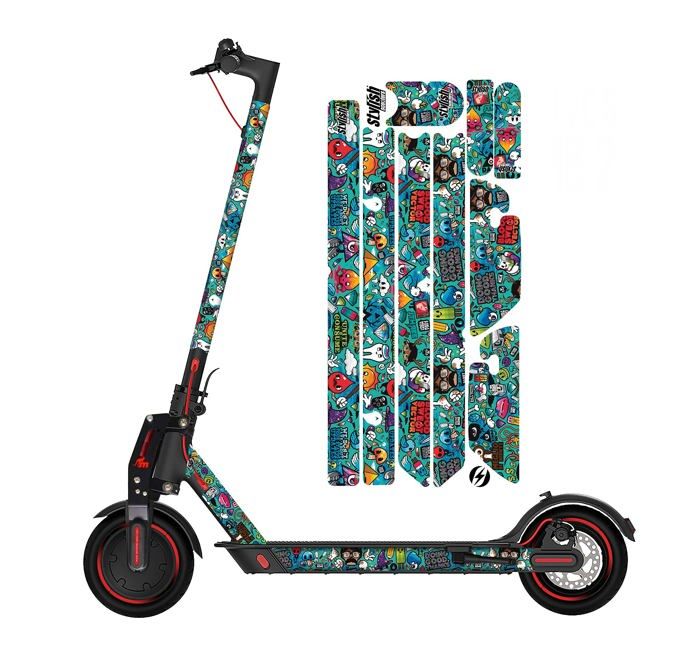 Stylish scooters Sticker Bomb V2 Vinyle pour trottinettes electriques ...