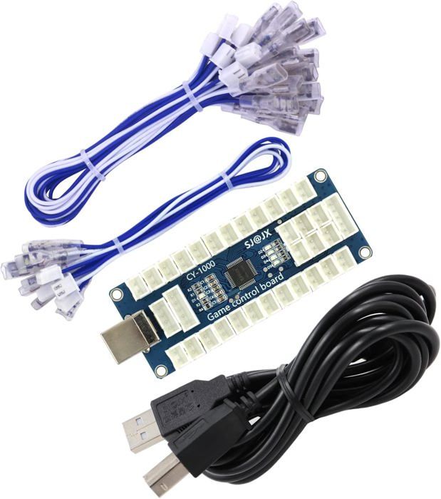 Arcade Game USB Encoder Board Macro Command Zero Delay Gamepad Button ...