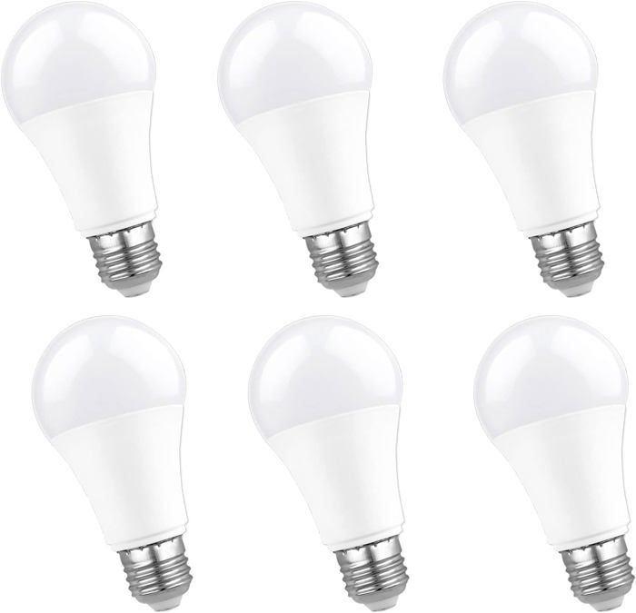 Lot de 6 Ampoule LED E27 12W Blanc Neutre 4000K, Équivalent 100W Incandescence, 1200lm, Ampoule ...