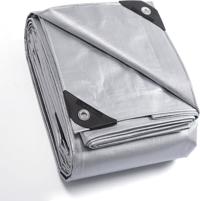 GUARD SHIELD Bâche de Protectioâche Imperméable étanche 4x6m Gris 160g ...