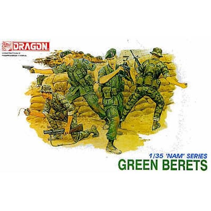 DRAGON - Green Beretsmaquette Figurine Green Berets |dragon|3309| 1:35 ...
