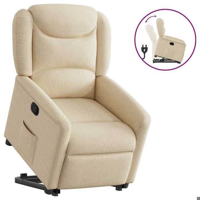 BONNIE®（Crème）Fauteuil releveur - dossier inclinable/135 degrés - Crème ...