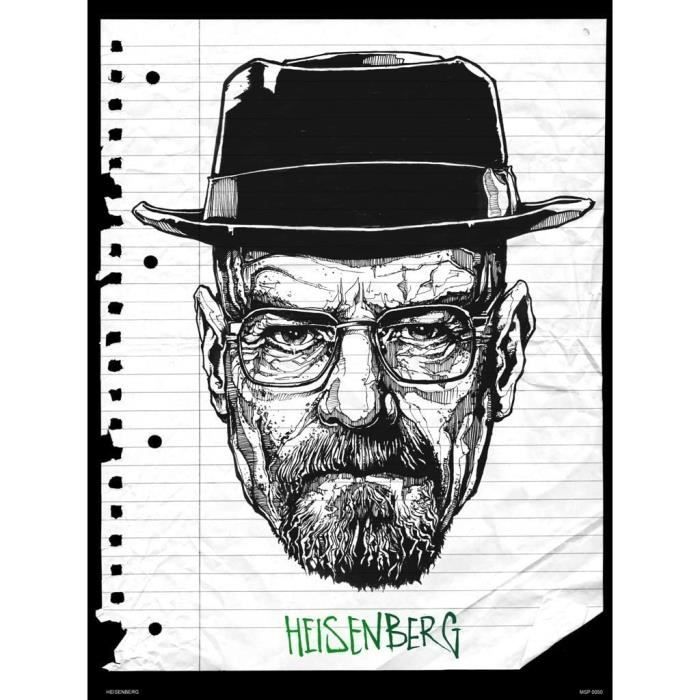 Poster Breaking Bad Heisenberg par Mike Winnard (MSP0050)[4152 ...