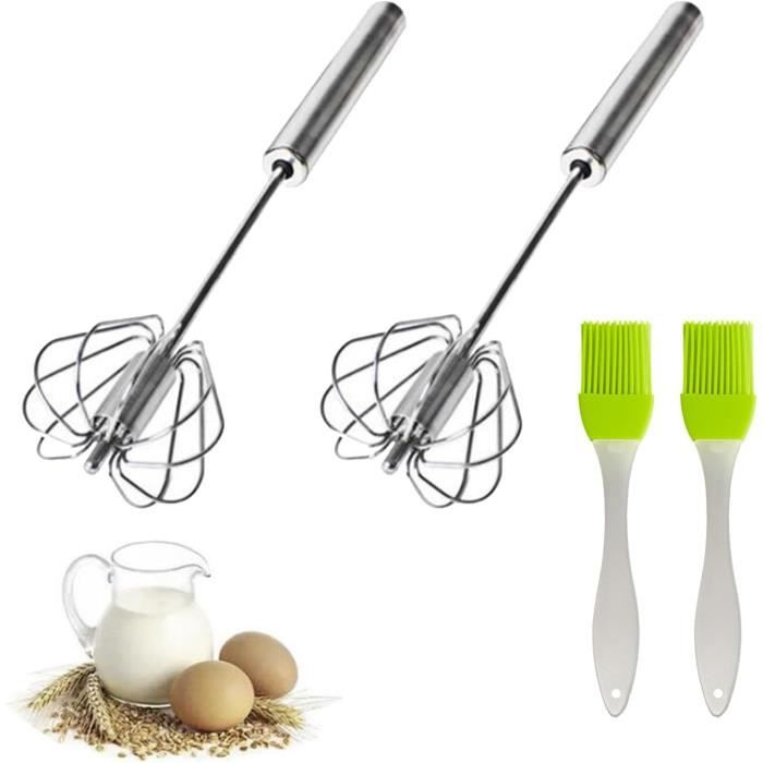 Batteur Manuel Semi Automatique - Acier Inoxydable - Fouet Rotatif ...