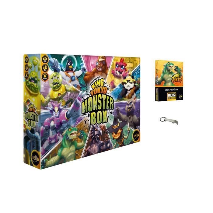 Lot King Of Tokyo Monster Box + Micro Extension Encore Plus Méchant + 1 ...