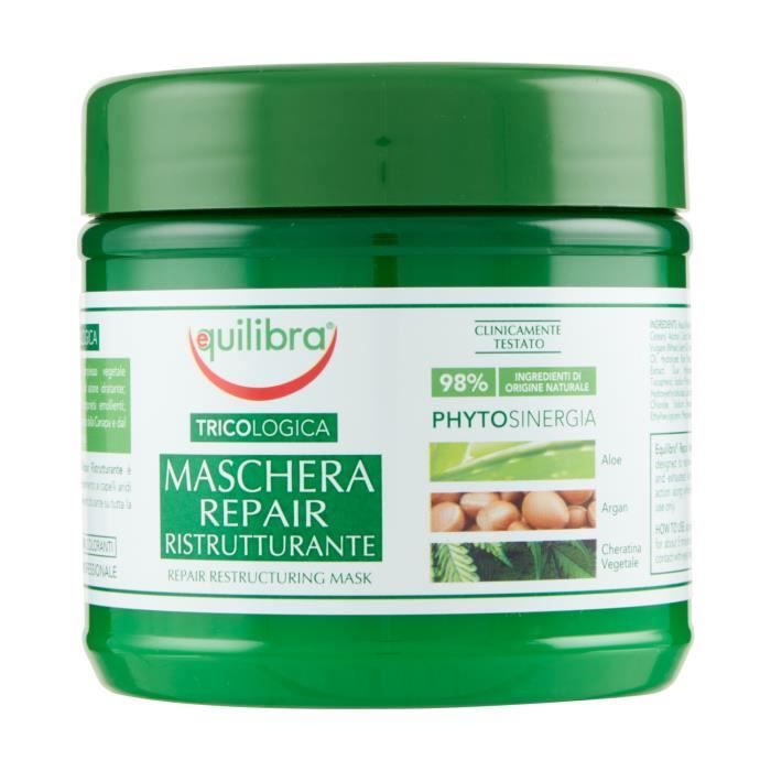 Masque capillaire - Equilibra - Tricologica Repair - 250 ml - Cheveux secs - Réparateur ...