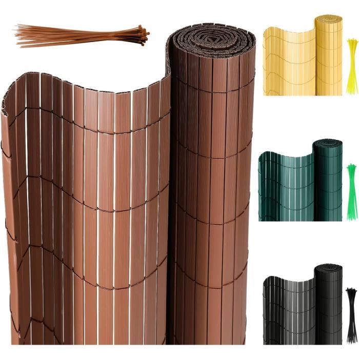 Canisse En Pvc Brise Vue, Intimité Paravent De Jardin, Piscines, Balcon E Terrasse, Décorative ...