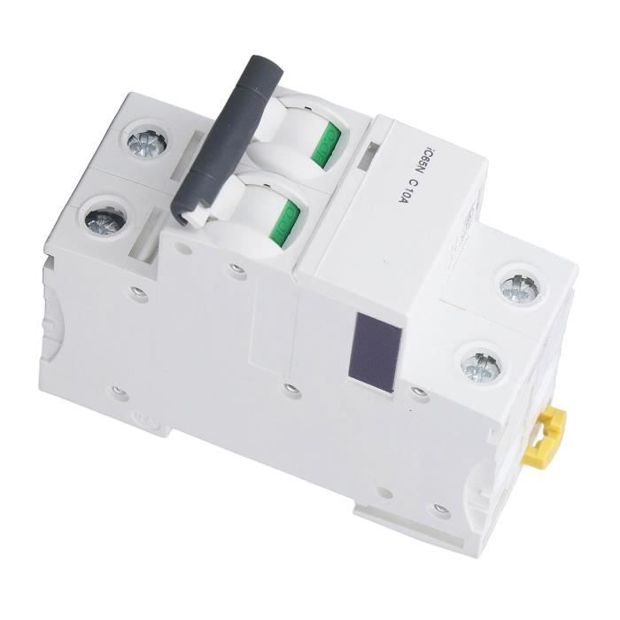 LID -Montage sur rail DIN d'isolateur de courant résiduel miniature du disjoncteur 2P 400V 10A ...