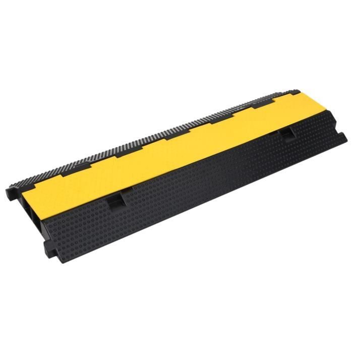 Garnaco Rampe de protection de câble avec 2 canaux 100 cm Caoutchouc ...