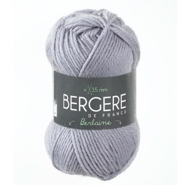 BERGERE DE FRANCE Berlaine Gris Lilas Fil Tricot - Cdiscount Beaux-Arts ...