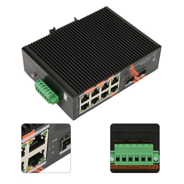 LIU-7416653883144-Switch Ethernet Gigabit 8 ports Commutateur Ethernet Gigabit 8 Ports ...