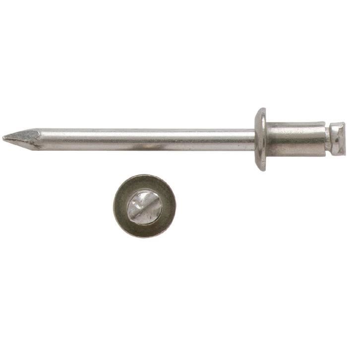 Rivet aveugle tête plate inox / inox A2 Fix'Pro - Longueur 14 mm ...