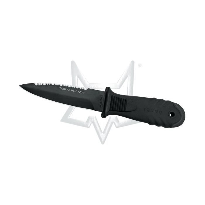 Couteau à lame fixe tekno inox militaire + hydroder noir - Cdiscount Sport