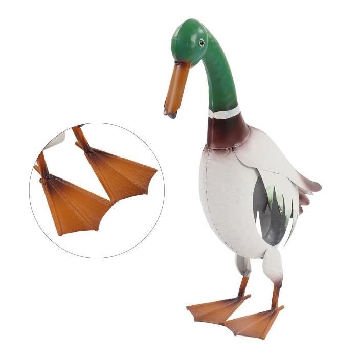 Statue de canard de jardin Figurines d'animaux Garden Art Standing ...