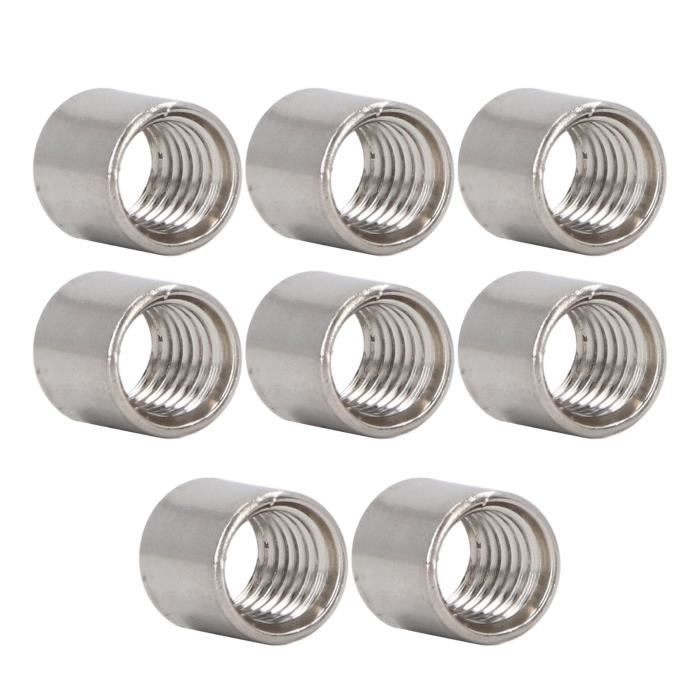 Écrou d'accouplement - HURRISE - M8 - Acier inoxydable 304 - Lot de 50 ...