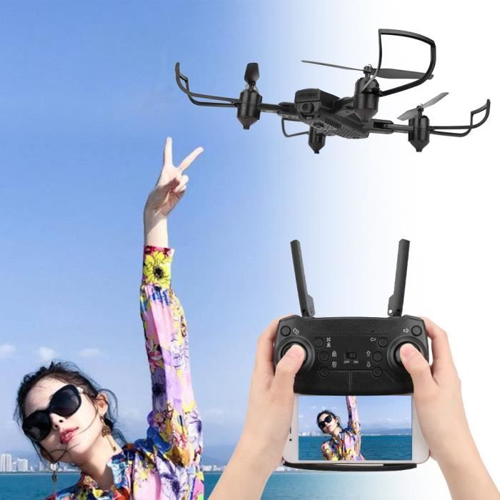 Drone RC pliable à flux optique 4K - KIMISS - Suivi intelligent WIFI ...