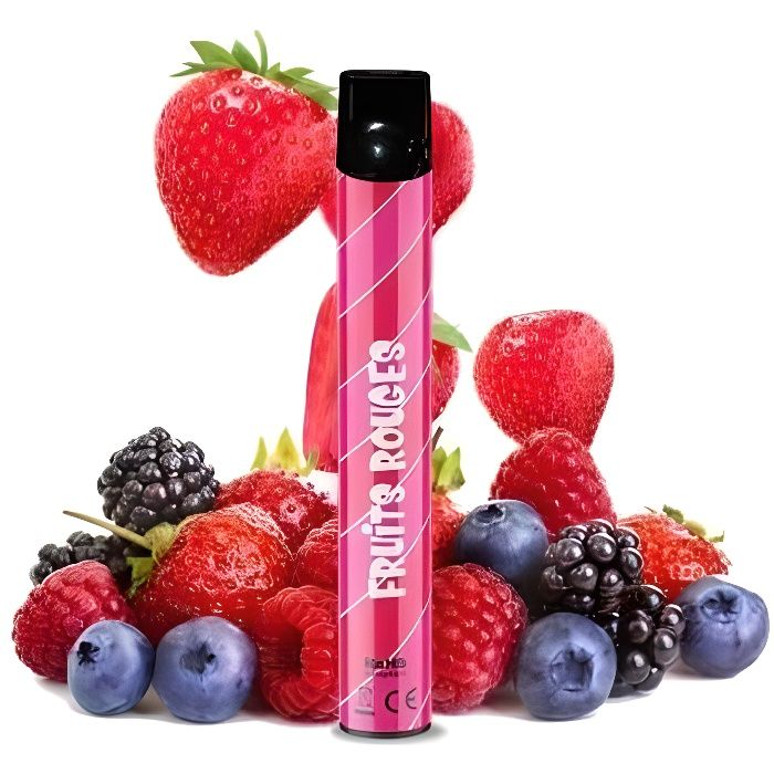 2x Kit Wpuff Fruits Rouges 600 puffs - (19mg) - Cdiscount Au quotidien