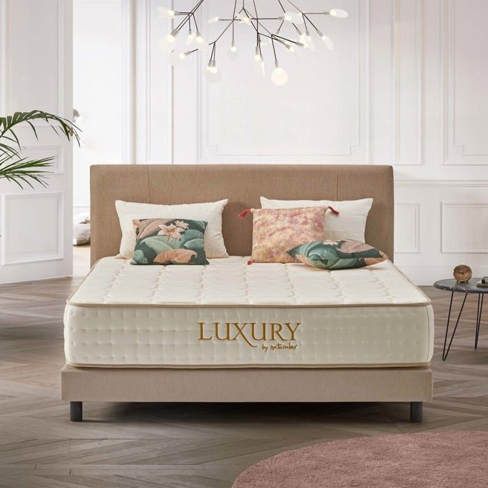 Matelas Luxury 160x200 cm - Mousse mémoire HR - Ergonomique - 7 Zones de Confort - Respirant ...