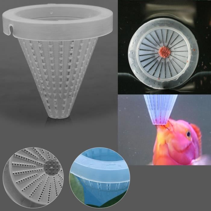 Pwshymi-mangeoire à poisson 20 pièces-sac poisson vivant ver rouge ...