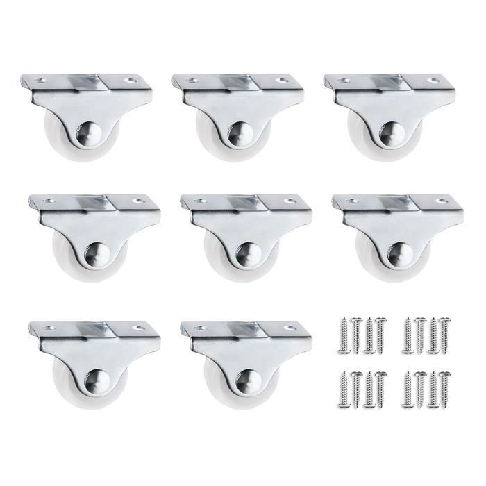 Roulette Pour Meuble,Mini-Roulettes Non Pivotantes,Roulettes ...