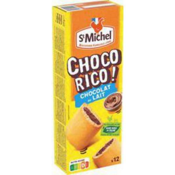 ST MICHEL Choco Rico biscuits au chocolat au lait - Cdiscount Au quotidien