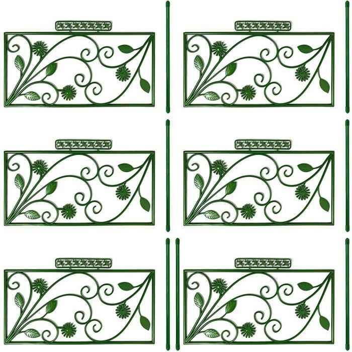 Clôture De Bordure De Jardin En Plastique, Clôture De Parterre De ...