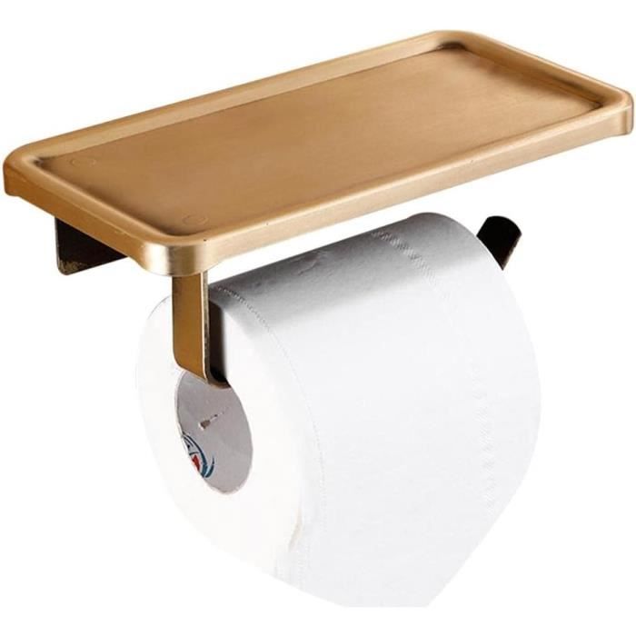 Support Papier Toilette Avec Etagere Porte Papier Toilette Mural ...