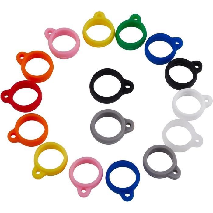 70Pcs Contre-Perte Anneaux En Caoutchouc De Silicone 13Mm Diamètre ...