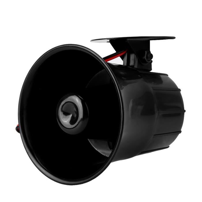 Vvikizy Klaxon D'alarme DC 12V 110db Filaire Avertissement Sirène ...