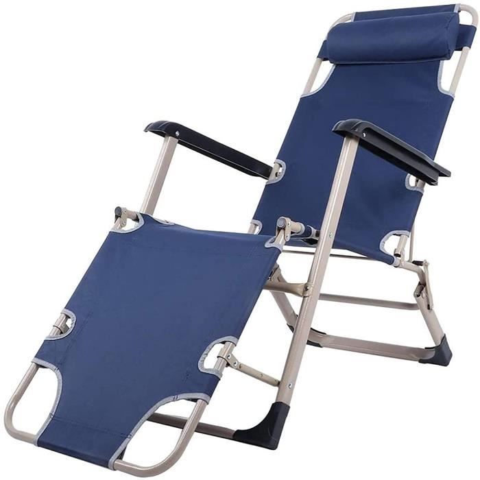 TRANSAT i Chaise Longue Pliable pour Camping Et Jardin Transat ...