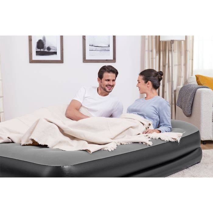 Lit gonflable - BESTWAY - Tritech 2P - 2 places - 203x152x46 cm avec ...