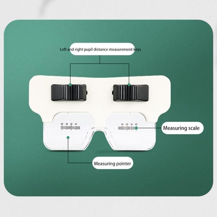 Mini PupillomèTre Optique de MèTre de Distance D'éLèVe de RèGle de PD ...