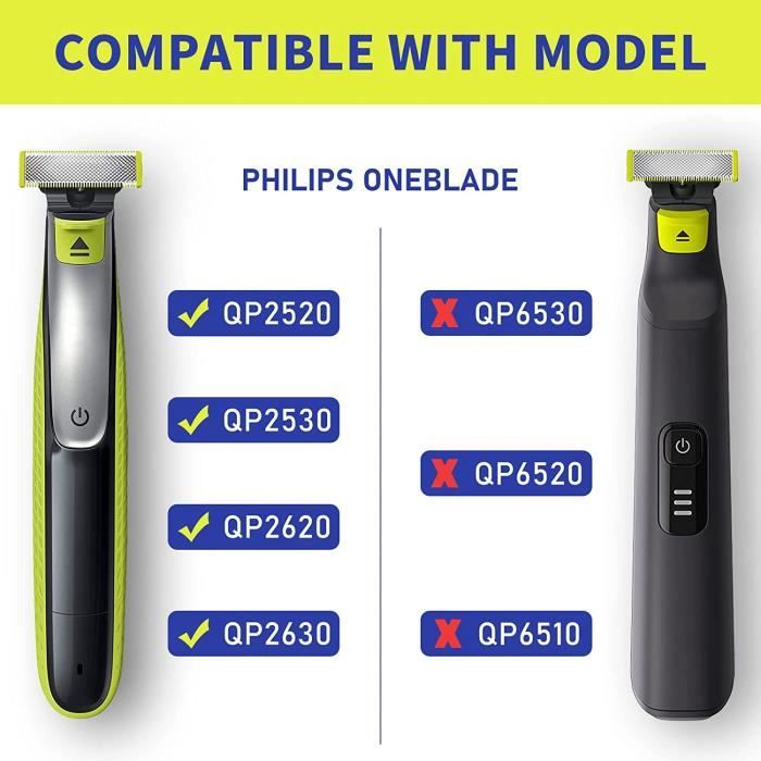 Sabot Oneblade Guide Peigne pour Philips OneBlade, QP2520 QP2530 QP2620 ...