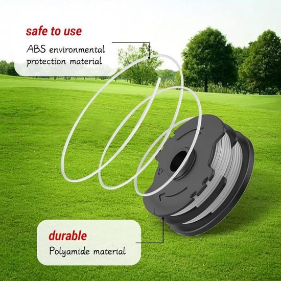 Lot de 6 bobines de fil de rechange pour LIDL Parkside, bobines de rechange pour coupe-bordures ...