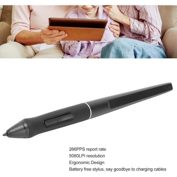 Stylet, Pw500 Stylet Pour Tablette Graphique Portable 8192 Niveau ...