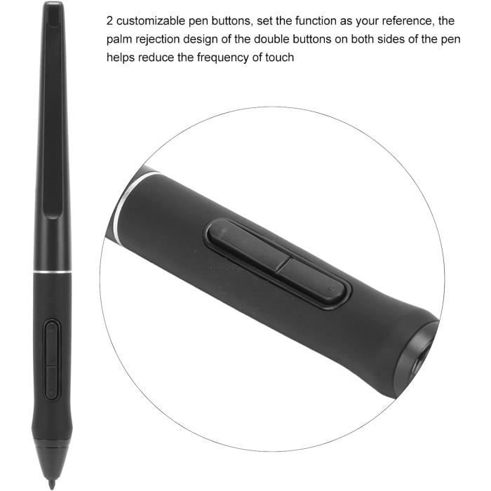 Stylet, Pw500 Stylet Pour Tablette Graphique Portable 8192 Niveau ...
