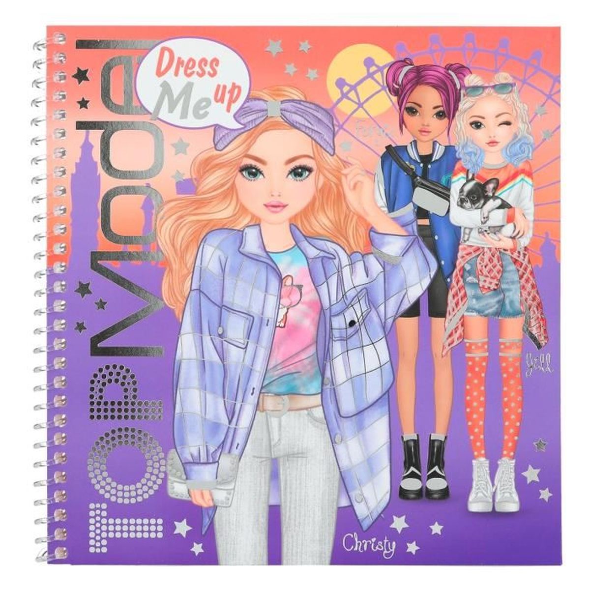 Album coloriage TOP Model Dress me up - Cdiscount Jeux - Jouets