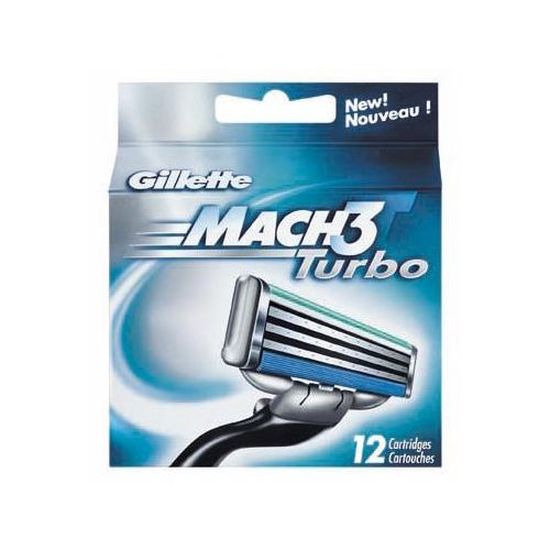 LAMES MACH 3 TURBO X12 - Cdiscount Au quotidien